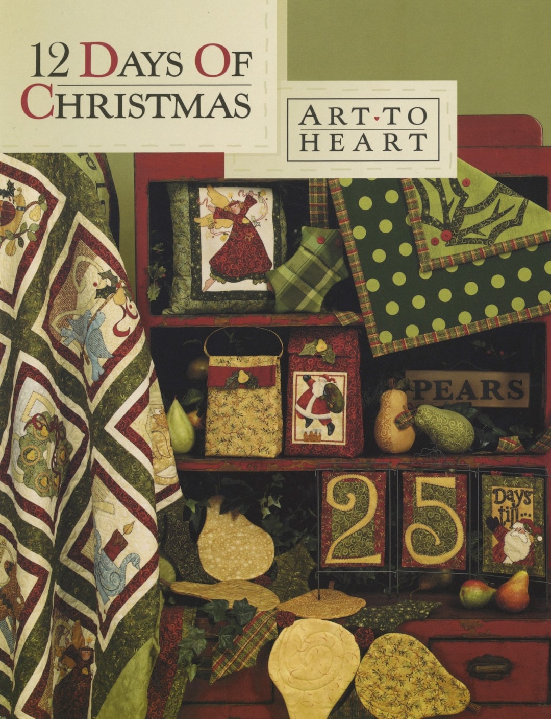 12 Days of Christmas-quilting and Sewing Pattern Book-art to Heart - Etsy