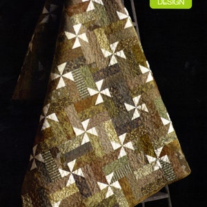 FIELD Greens-pinwheel Quilt Pattern* Kenna Ogg* Madison Cottage Designs ...