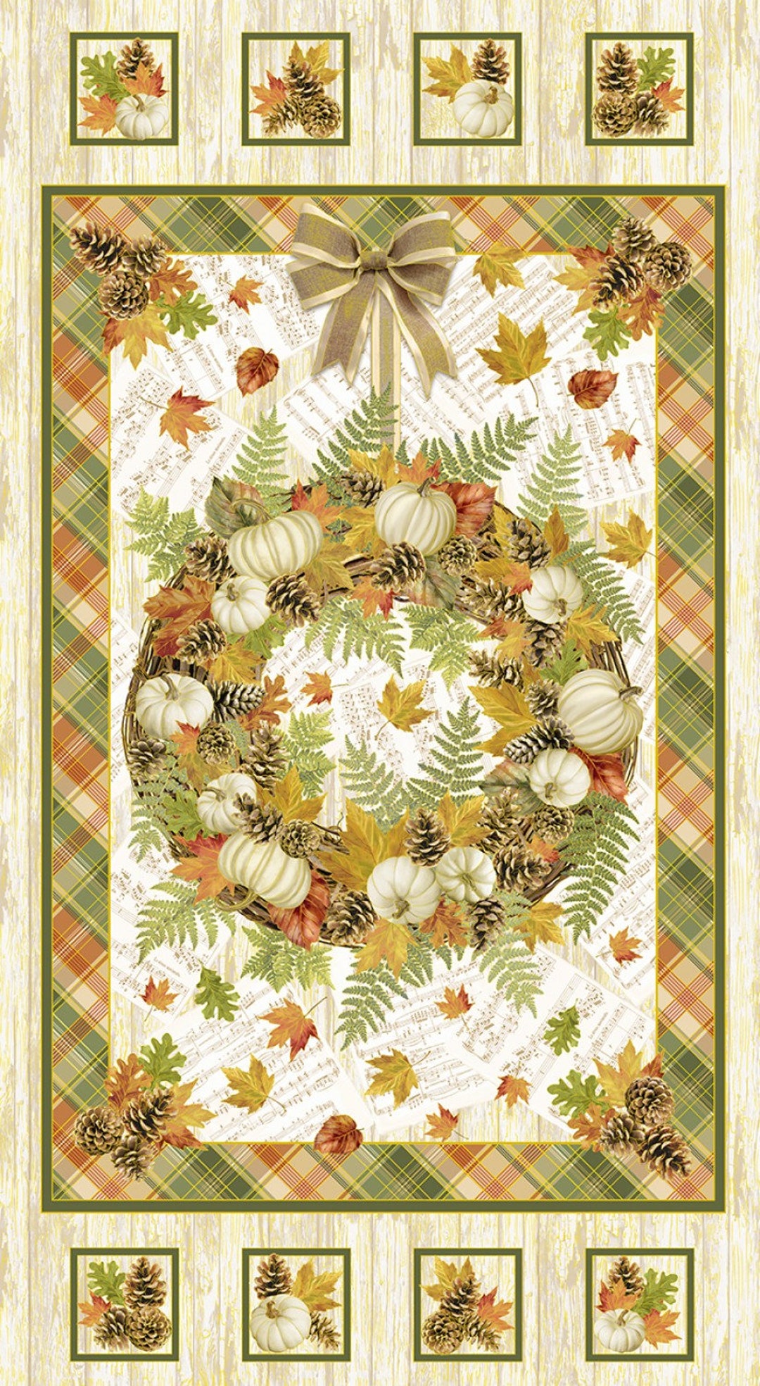 AUTUMN SYMPHONY Fabric Panel-timeless Treasures Fall-autumn Fabric ...