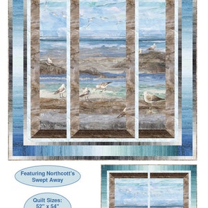 WINDSWEPT View-quilt Pattern-patch Work Studio-panel Quilt Pattern - Etsy