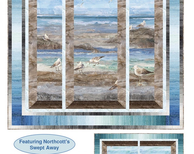 WINDSWEPT View-quilt Pattern-patch Work Studio-panel Quilt Pattern - Etsy