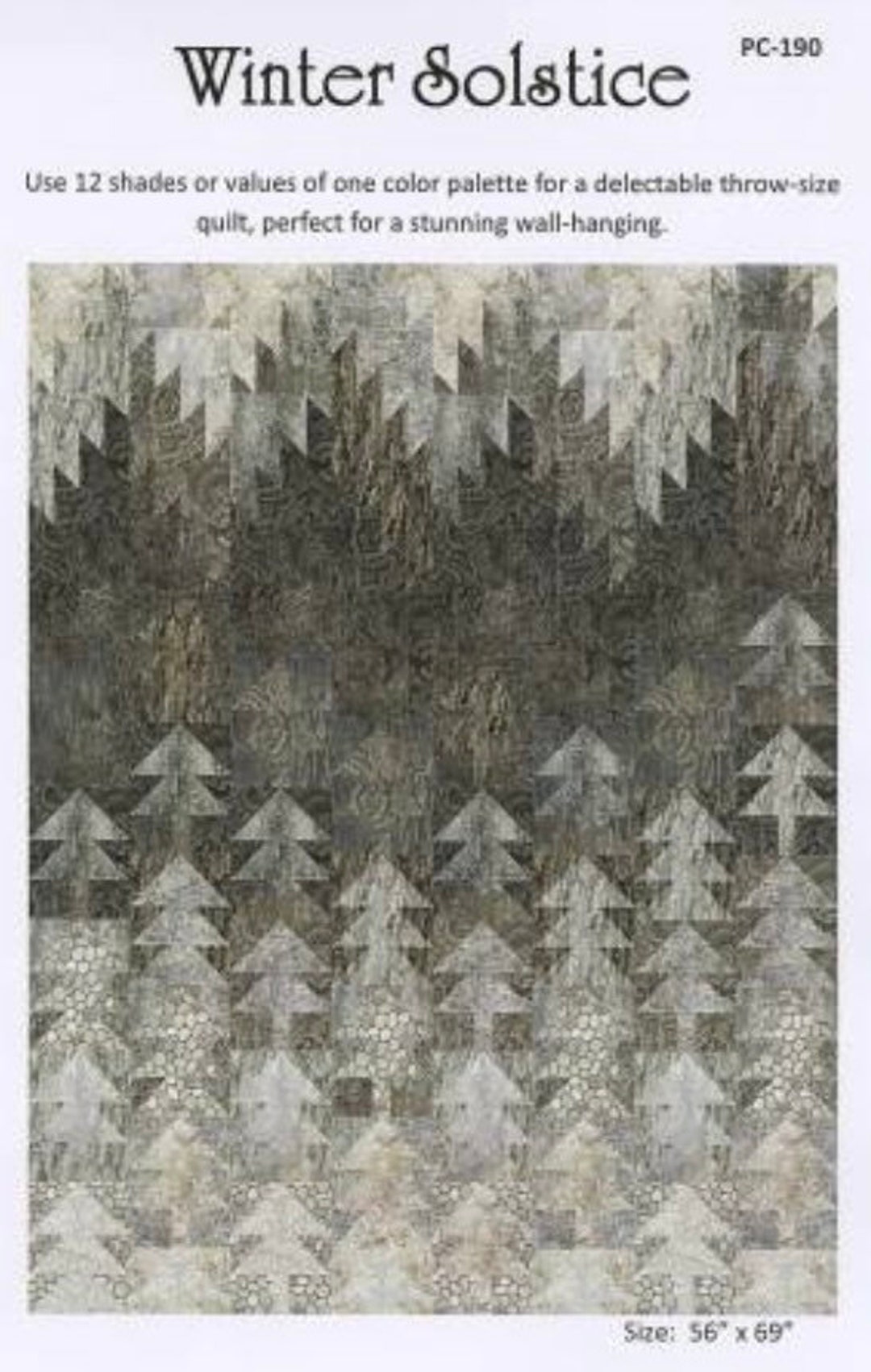 Winter Solstice-quilt Pattern-quilt Woman-patti Carey-pieced Quilt ...