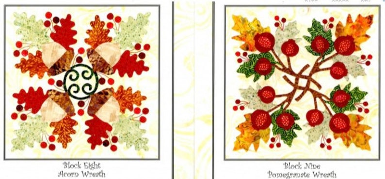 Baltimore Autumn Quilt Pattern-complete Set-p3 Designs-pearl - Etsy