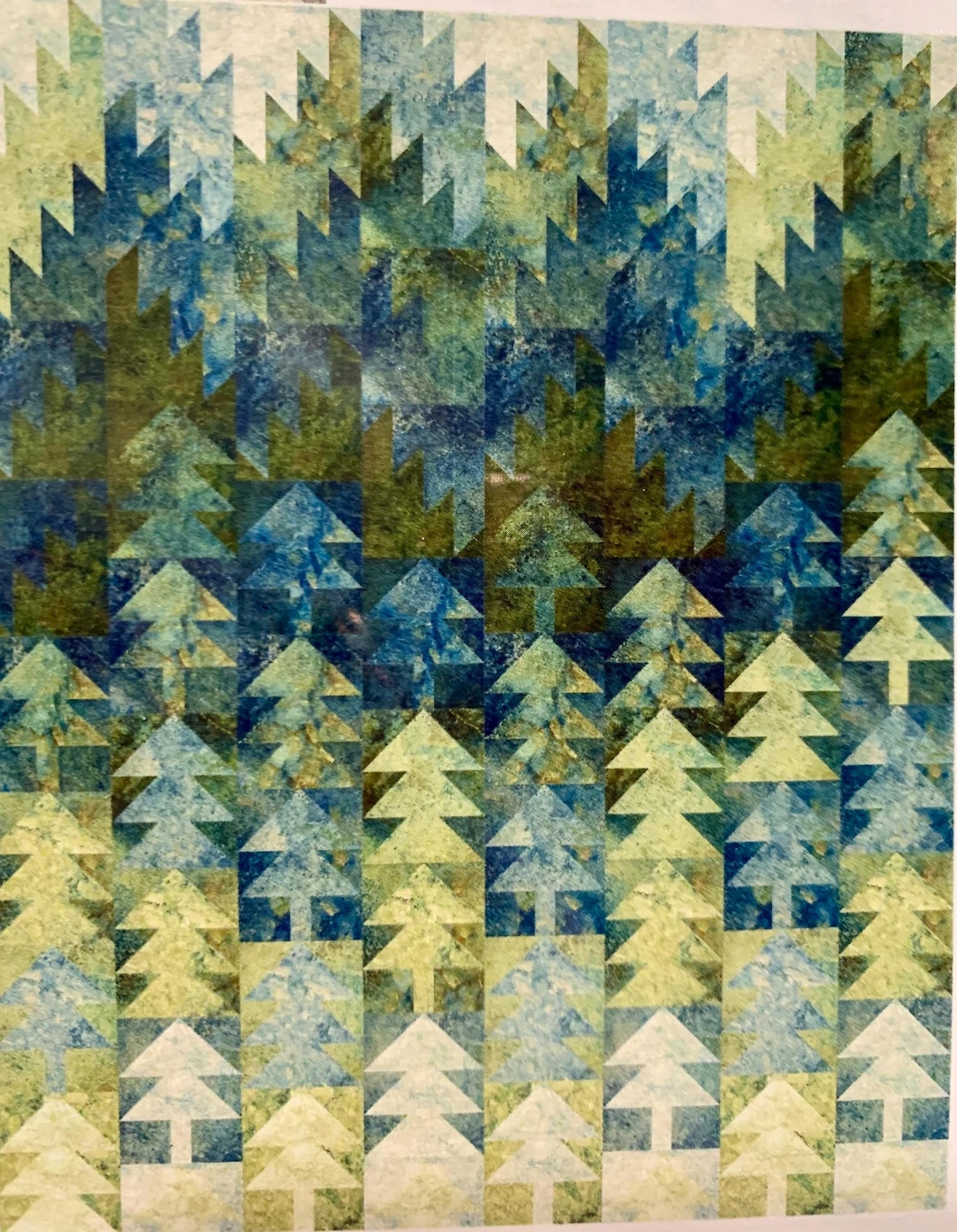 Misted Pines Quilt Pattern-quilt Woman-patti Carey-patti's Patchwork - Etsy