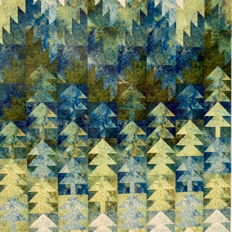 Quilt Kit Misty Pines - Etsy