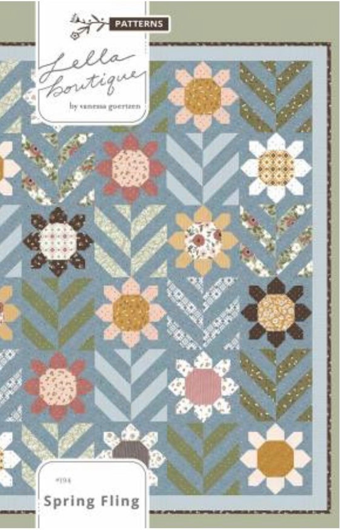 Spring Fling-quilt Pattern-lella Boutique- Vanessa Goertzen-flower ...