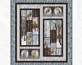 Serenity Pines Quilt PATTERN by by Bound to Be Quilting 63 X 71 BTBQ204 ...