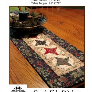 Charming Friendships-table Runner Pattern charm Pack Table Runner Table ...