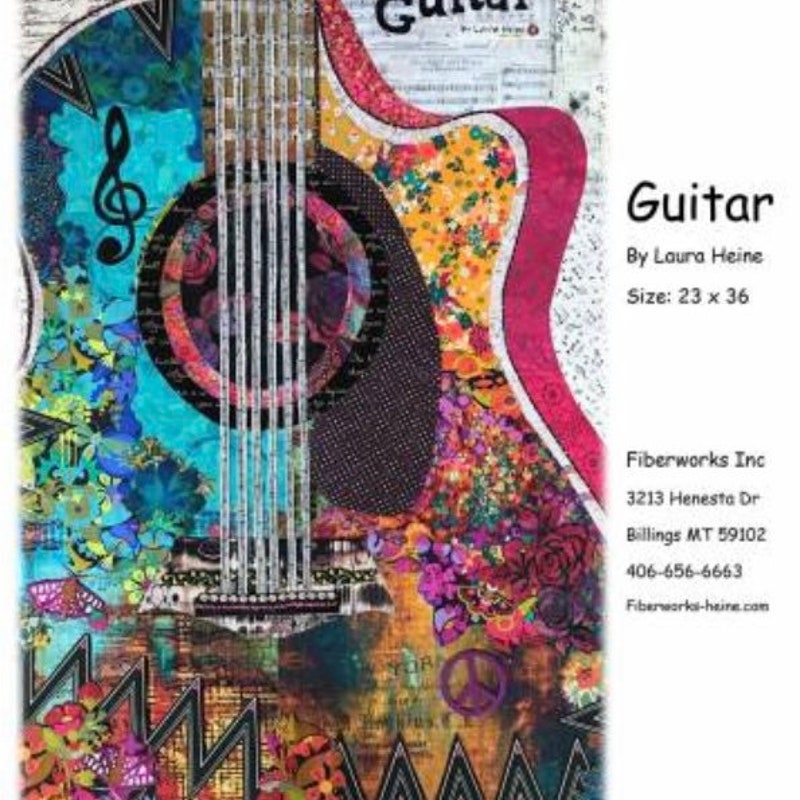 Guitar Quilt Pattern - Etsy