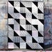 Waverly Quilt Pattern: Black, White, Pink Triangles (PDF Download) - Etsy