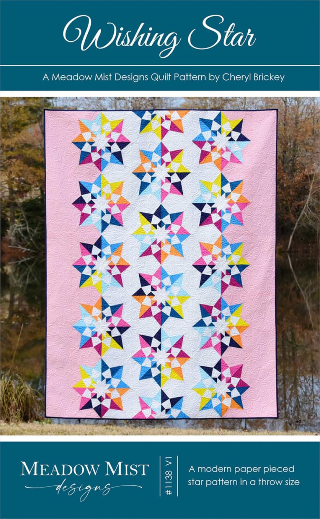 Wishing Star Quilt Pattern by Meadow Mist Designs Cheryl Brickey - Etsy