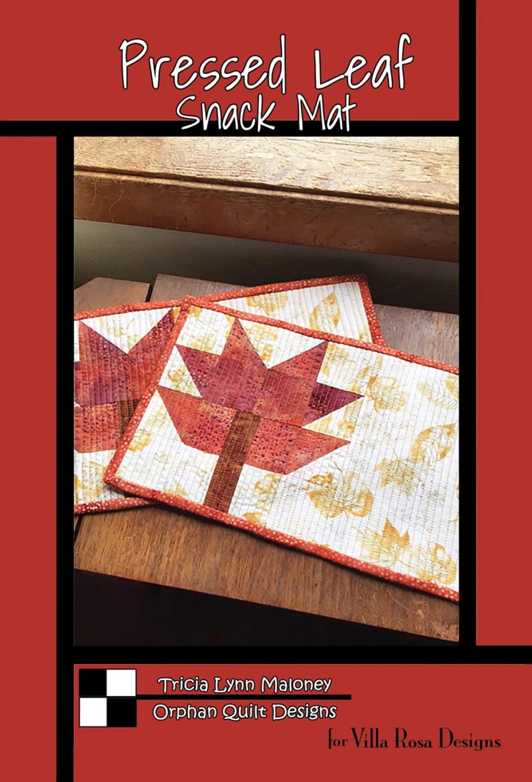 Pressed Leaf Snack Mat Quilt Pattern (PDF Download) - Etsy