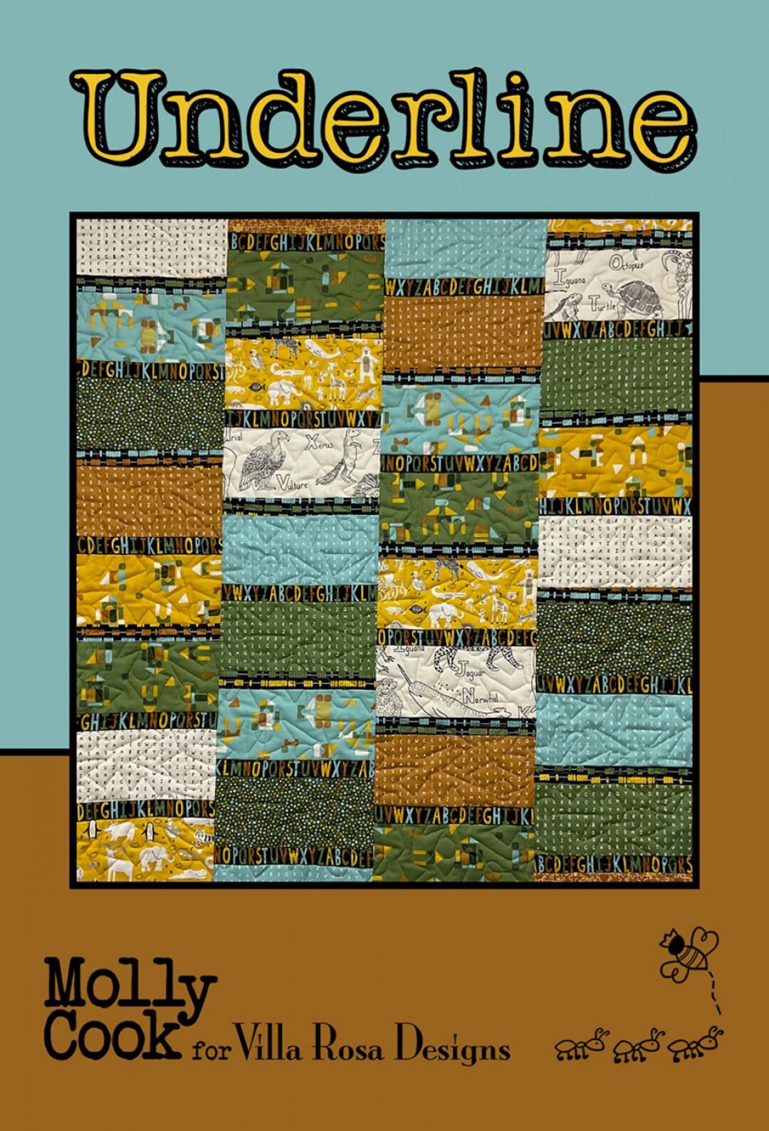 Underline Quilt Pattern: Fat Sixths, 38x47in (PDF Pattern) - Etsy