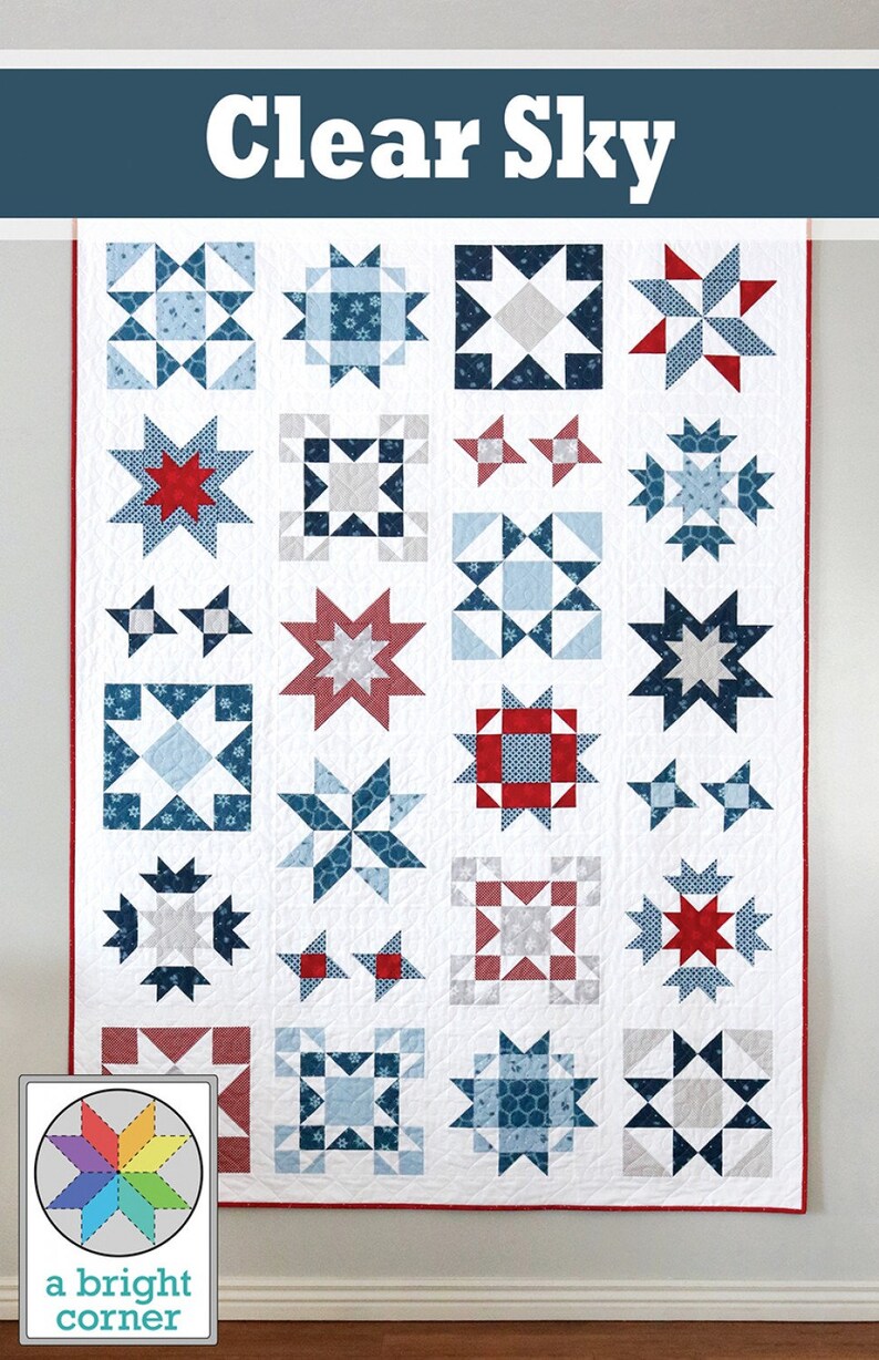 Clear Sky Quilt Pattern: Star Sampler, Modern Layout - Etsy