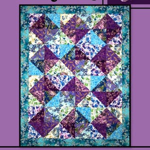 Indigo Bay Quilt Pattern by Villa Rosa - Etsy