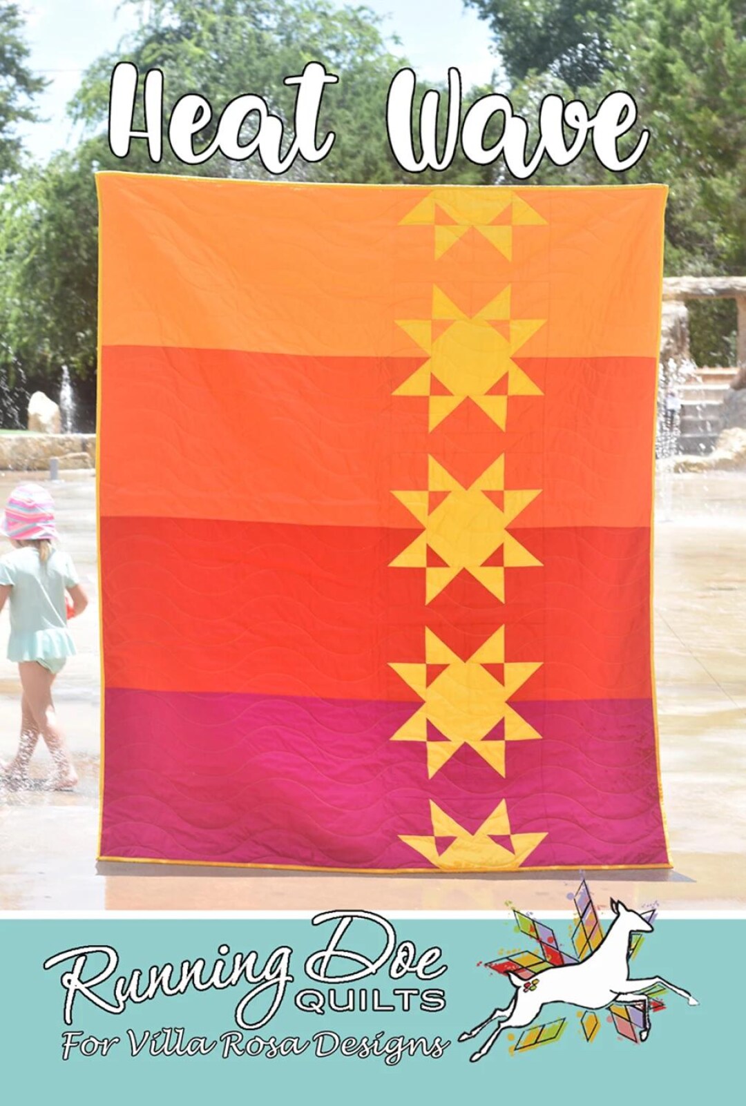 Heat Wave PDF Quilt Pattern PDF Quilt Pattern-villa Rosa Instant Download Quilt Pattern - Etsy