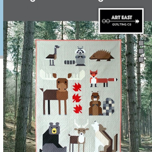 Woodland Quilt - Etsy