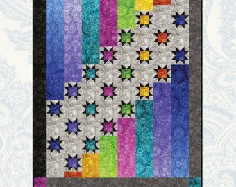 Astral Vision Quilt Quilting Pattern, From Bound to Be Quilting BRAND ...