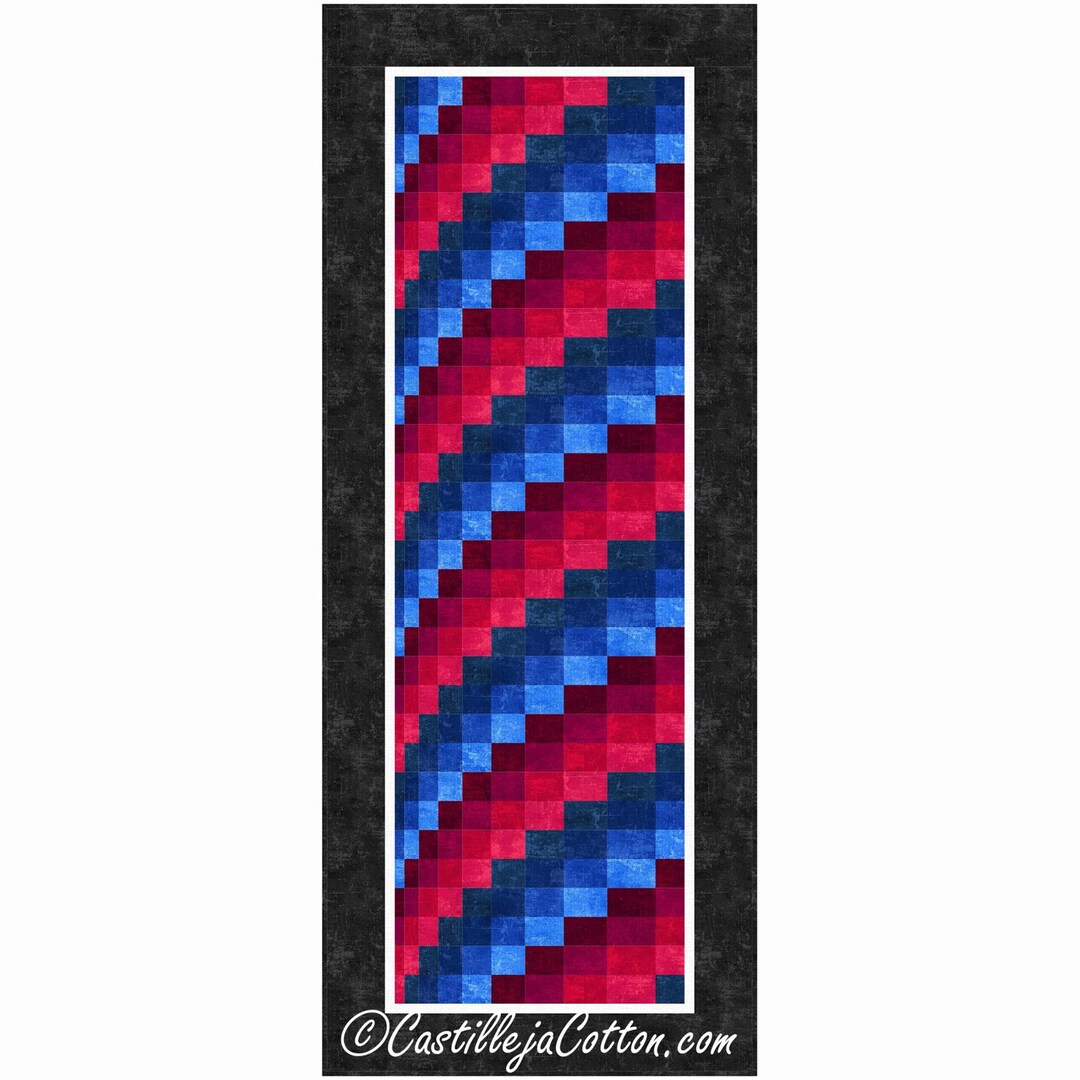 Rainbow Bargello Dublin Table Runner Quilt Pattern PDF Quilt Pattern ...