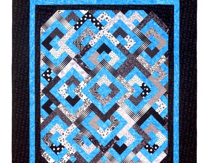 Diamond Double strip Club Quilt Pattern By: Daniela Stout Cozy Quilt ...