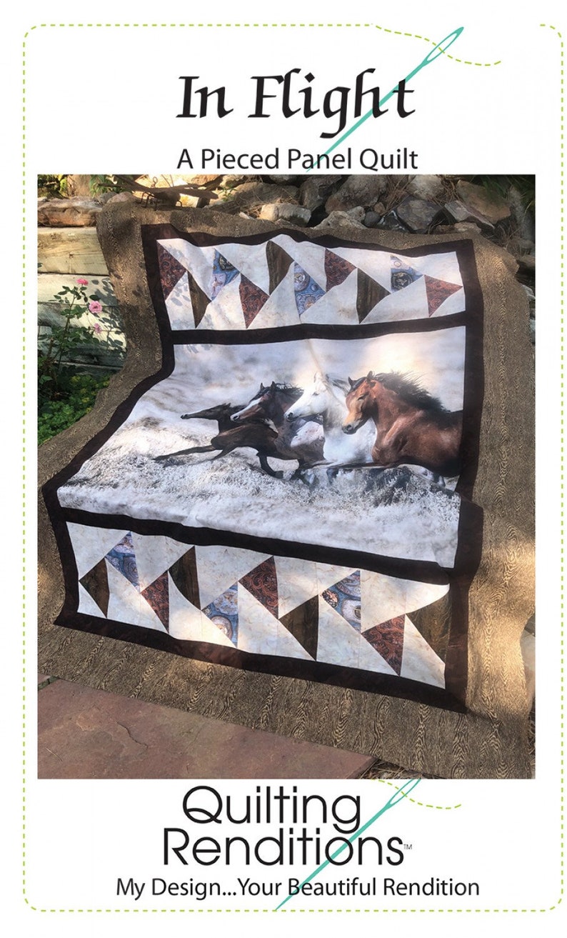 IN FLIGHT Quilt Pattern-quilting Renditions-panel Quilt - Etsy