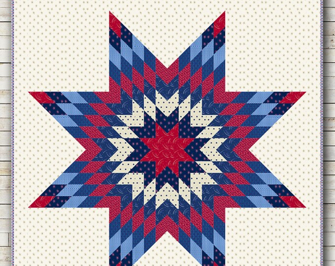 AGLOW RWB Quilt Pattern by Nancy Rink Deigns-nancy Rink - Etsy