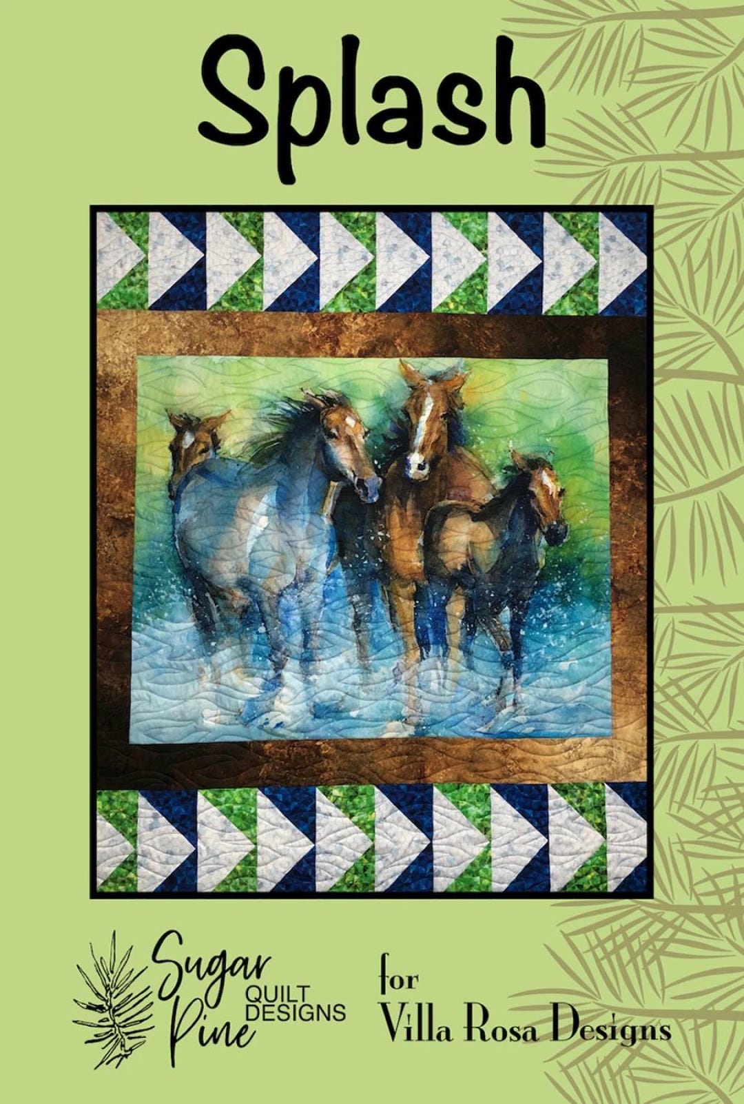 Splash Quilt Pattern PDF Download-villa Rosa-panel Quilt Pattern - Etsy