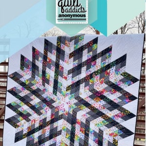 Ultraviolet Quilt Pattern-stephanie Soebbing-quilt - Etsy