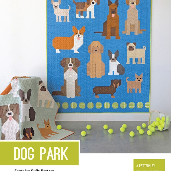 Dog Quilt Pattern - Etsy