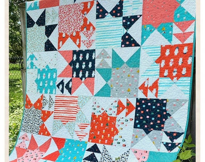 Crown & Anchor Quilt Pattern by Doug Leko Antler Quilt Design - Etsy