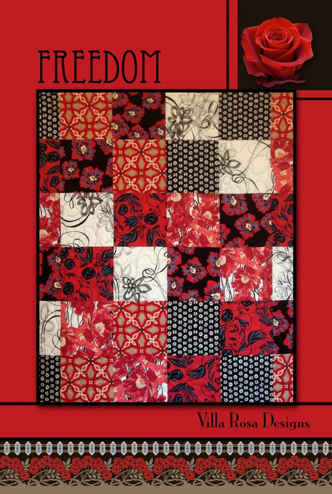 Freedom Quilt Pattern PDF Quilt Pattern-villa Rosa Instant Download ...