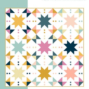 Starshine Quilt Pattern-modernly Morgan-scrap Friendly Quilt Pattern - Etsy