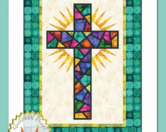 Guiding Star-cross Quilt Pattern-quiltfox Designs-religious/holiday ...