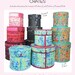 Covered Round Crates-storage Basket Pattern-aunties Two-carol Mcleod - Etsy