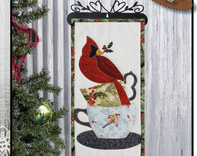 Coffee With a Cardinal-wall Hanging Quilt Pattern-patch Abilities ...
