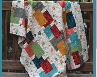 Suburban Skies Quilt Pattern Abbey Lane Quilts ALQ226, Easy Quilt Pattern, Lap Quilt Pattern ...