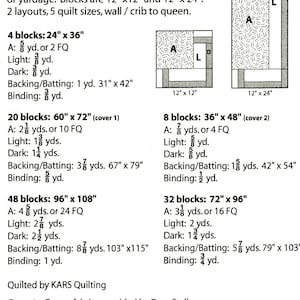 BQ4 Quilt Pattern-maple Island Quilts-large Block Quilt Pattern - Etsy