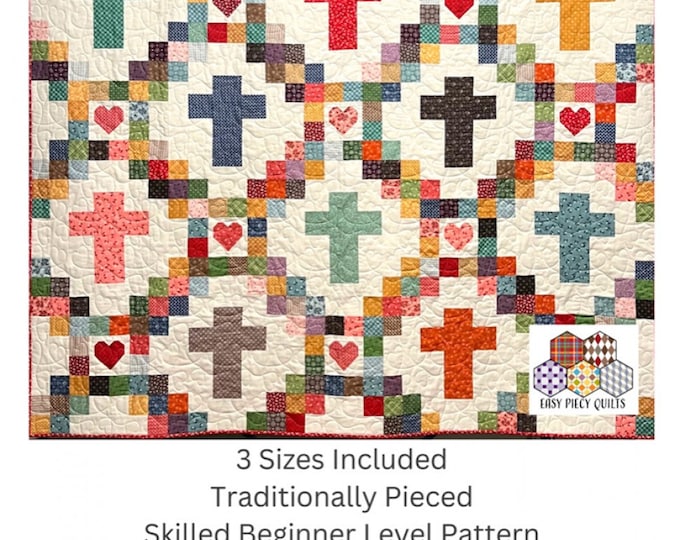 Perfect Peace's Quilt Pattern by Easy Piecy Quilts Juliah Tiedeman - Etsy