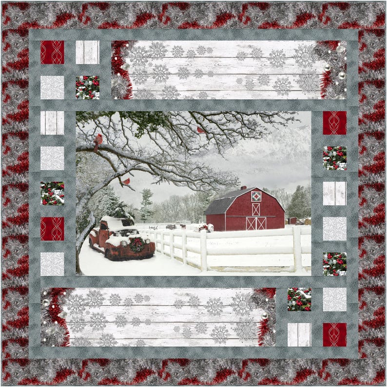 Triptych Quilt Pattern: Pieced Panel Design (PDF Pattern) - Etsy