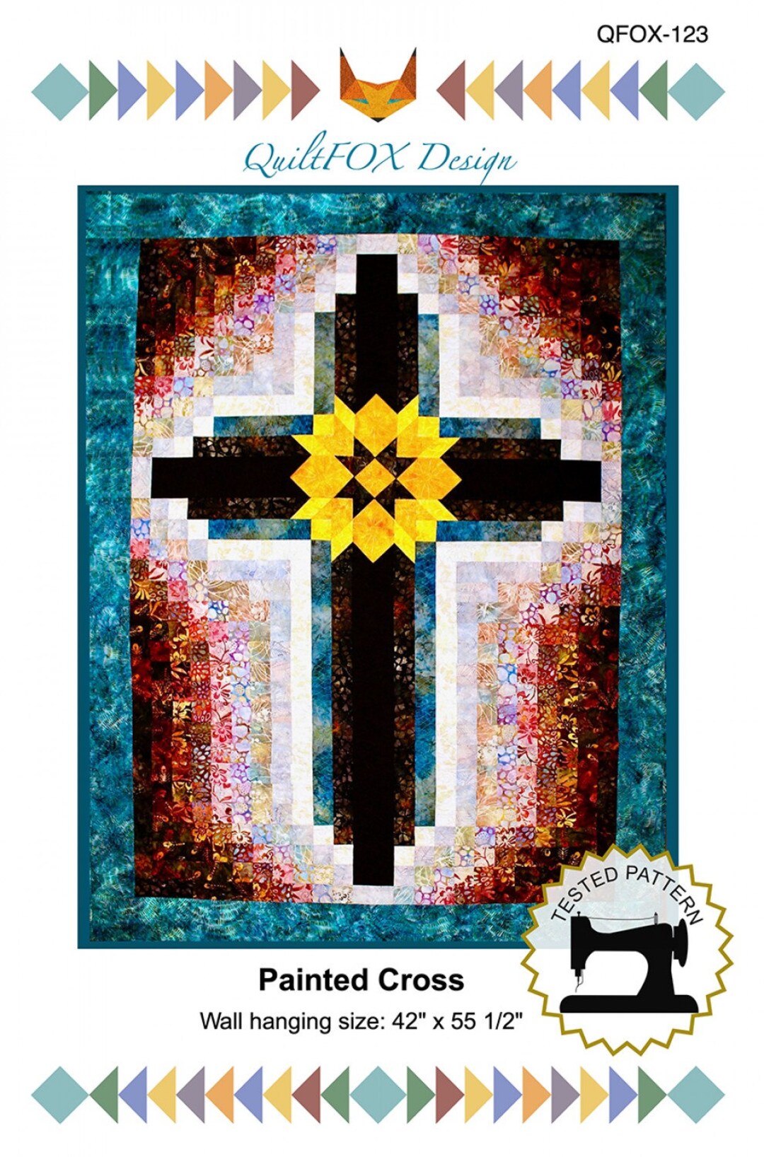 Painted Cross Quilt Pattern-quiltfox Designs-religious/holiday - Etsy