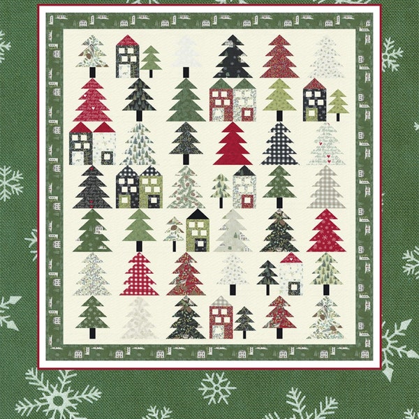 Tree and Star Quilt Pattern - Etsy