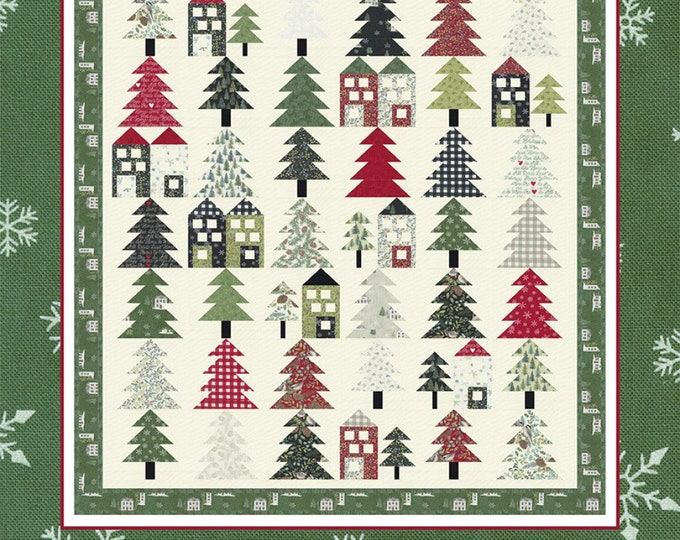 Merry Little Christmas Wall Hanging Quilt Pattern by Kathy Schmitz ...