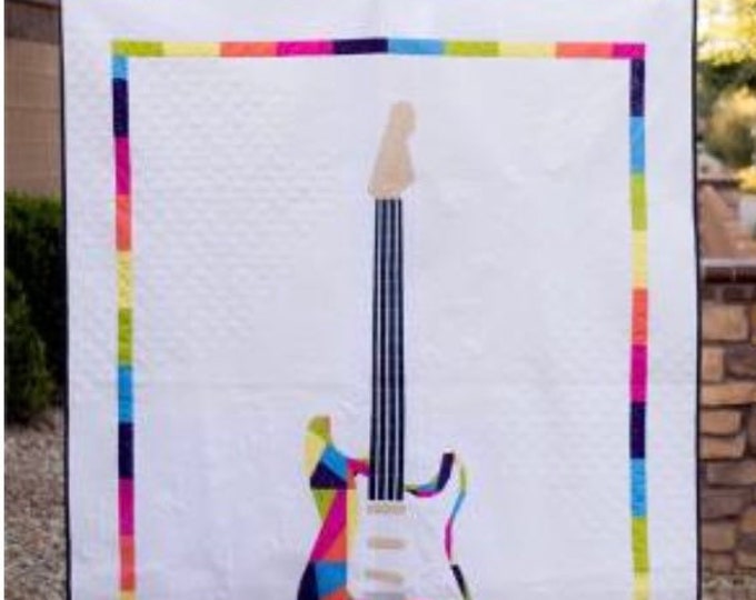 Rock Concert Quilt Pattern-on Williams Street-guitar Quilt Pattern - Etsy