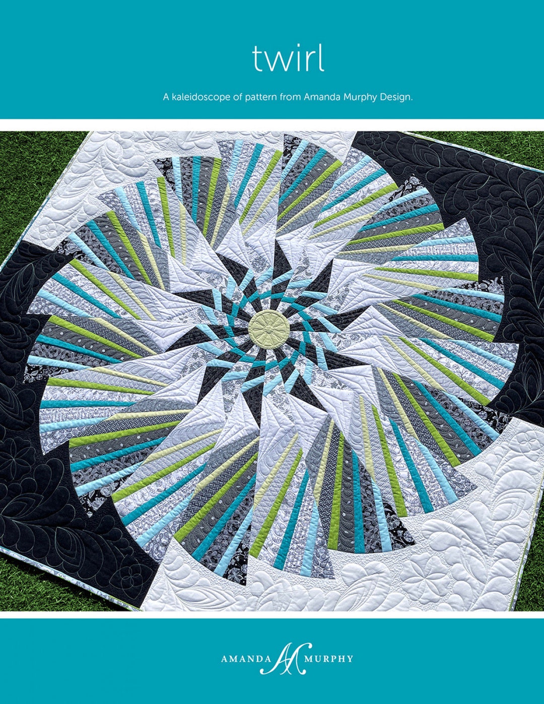 Twirl Quilt Pattern-amanda Murphy Designs Quilt Pattern-amanda Murphy ...