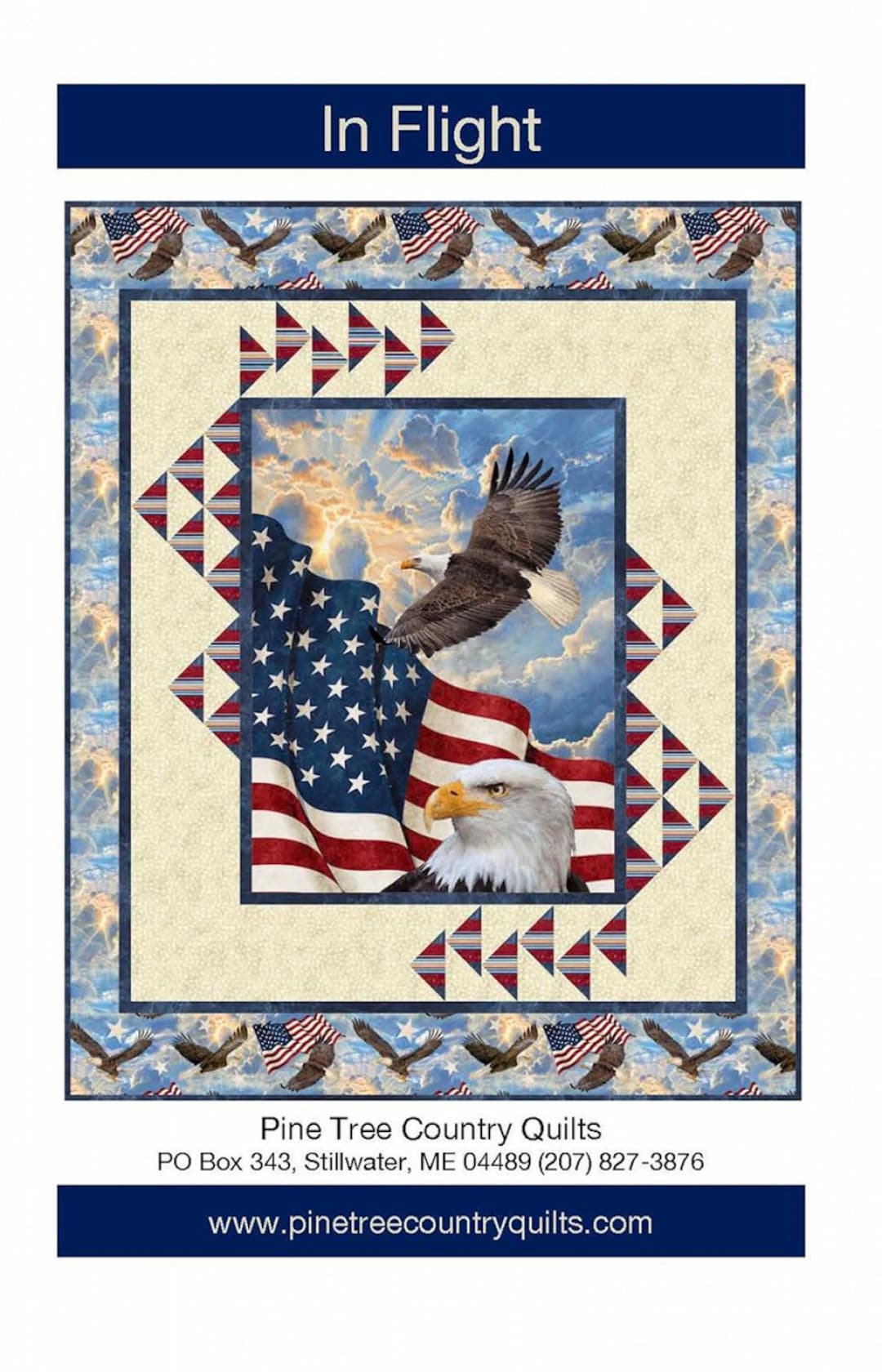In Flight Quilt Pattern by Pine Tree Country Quilts Pieced Quilt ...