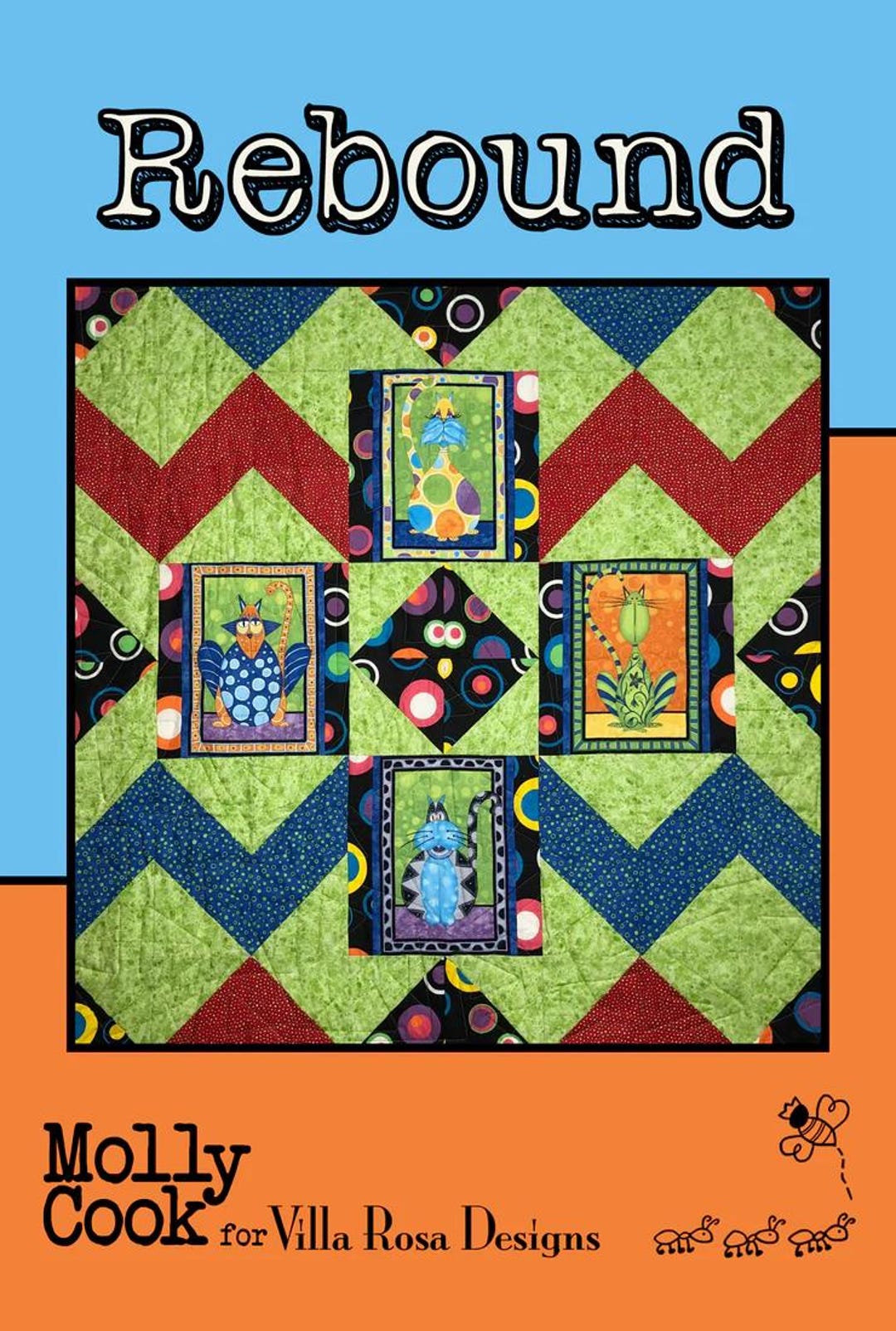 Rebound PDF Quilt Pattern-villa Rosa Instant Download Quilt Pattern - Etsy