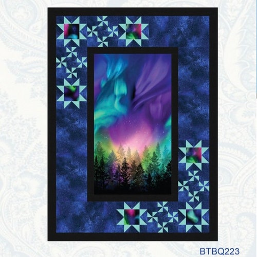 Astral Vision-panel Quilt Pattern Bound to Be Quilting - Etsy