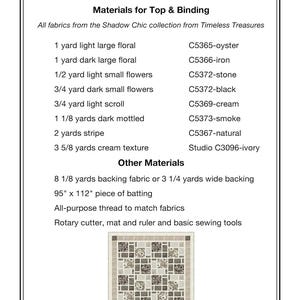 Shadow Tiles Quilt Pattern by Pine Tree Country Quilts Pieced Quilt ...