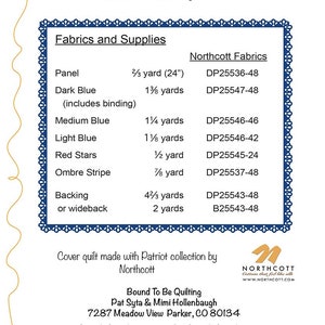 Rippling Colors-quilt Pattern- Bound to Be Quilting-panel Quilt Pattern ...