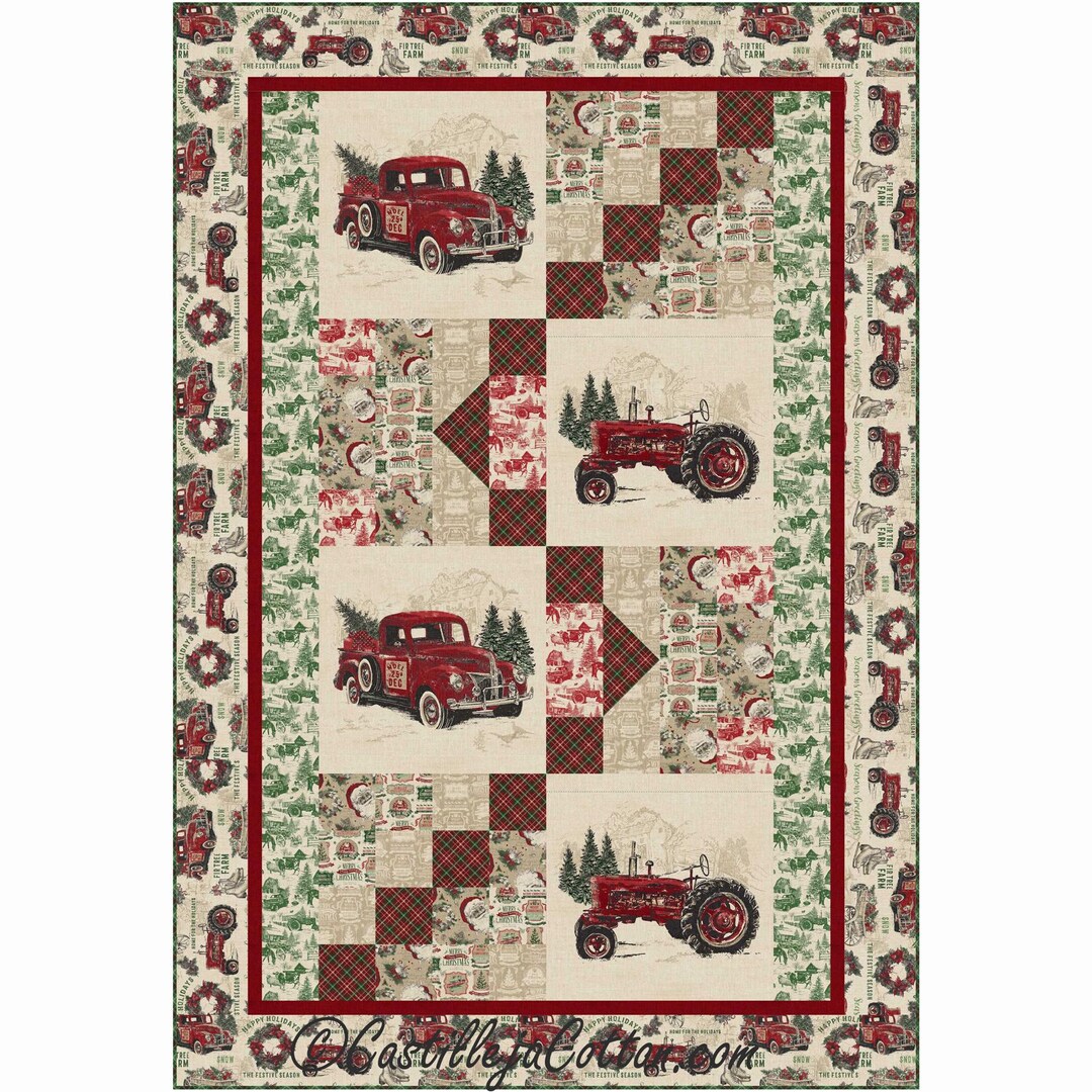 Farm Christmas Panel Quilt Pattern PDF Quilt Pattern-diane Mcgregor ...
